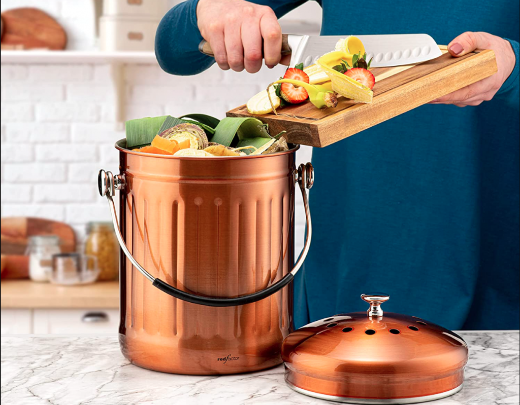Best Countertop Compost Bin for Storing Kitchen Scraps - Archute