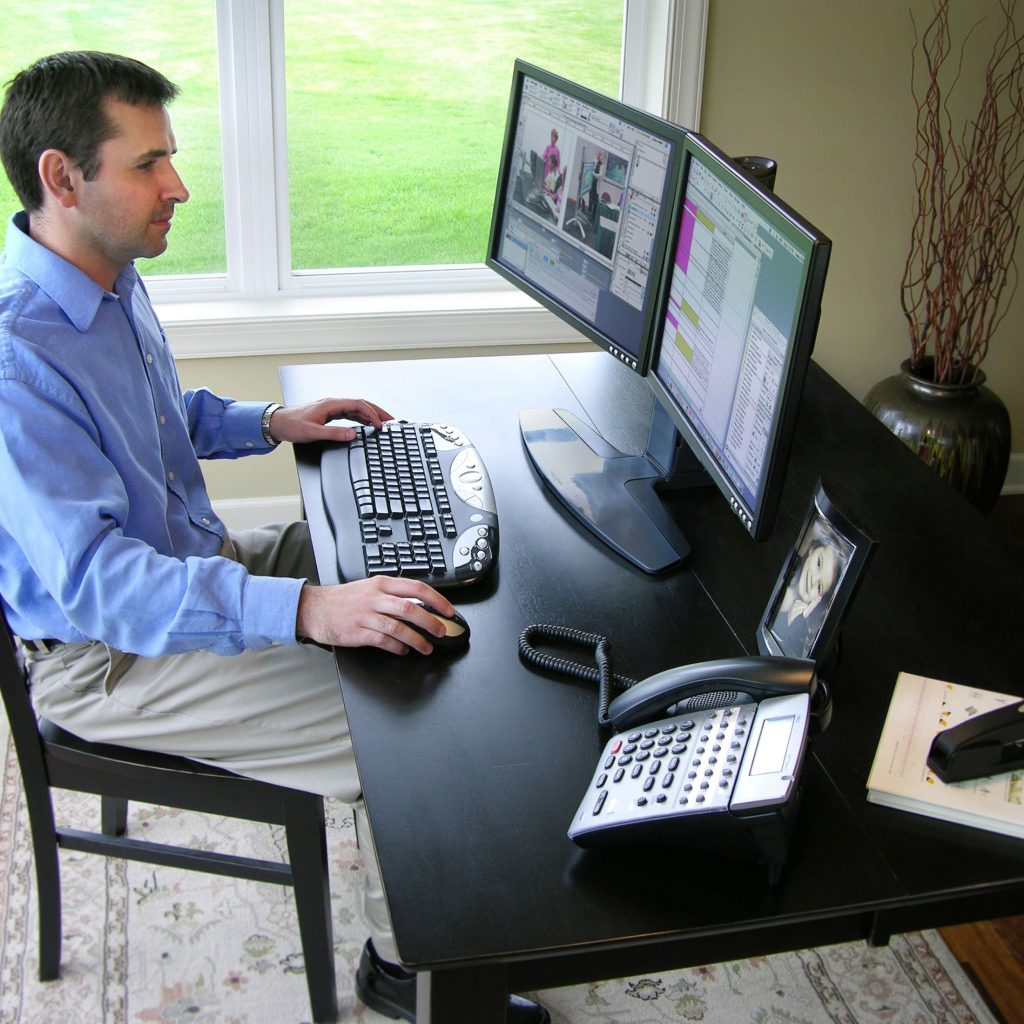 Best Freestanding Dual Monitor Stand to Stay Clutter-Free - Archute