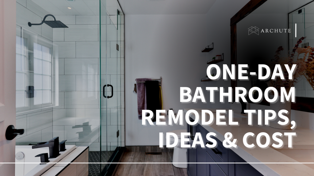 One-Day Bathroom Remodel Tips, Ideas, & Cost For a One-Day Bathroom ...
