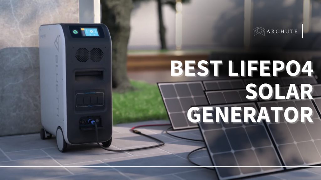 Best LiFepO4 Solar Generator for Home Use & Camping - Archute