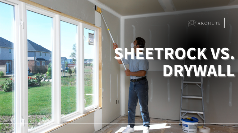 Sheetrock vs. Drywall: What is the Main Difference? - Archute