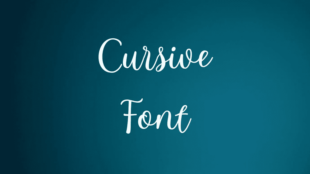 Best Cursive Fonts for Cricut for Crafting Ideas - Archute