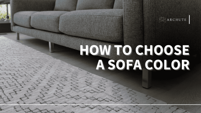How to Choose a Sofa Color for Small and Big Living Rooms - Archute