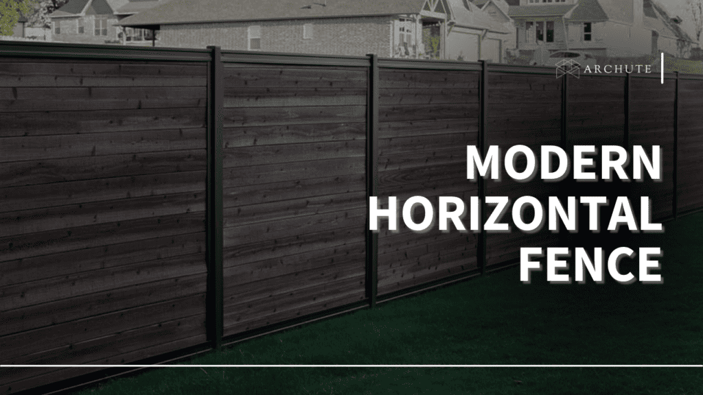 37 Modern Horizontal Fence Ideas for Your Hedge - Archute